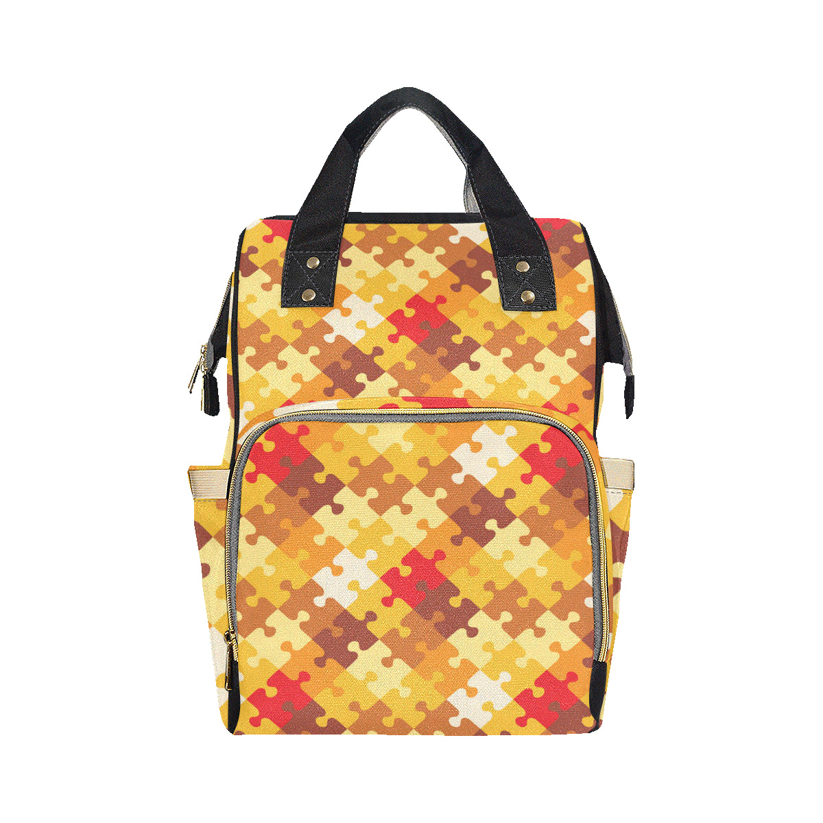 Puzzle Pattern Print Design A01 Diaper Bag Backpack – JTAMIGO