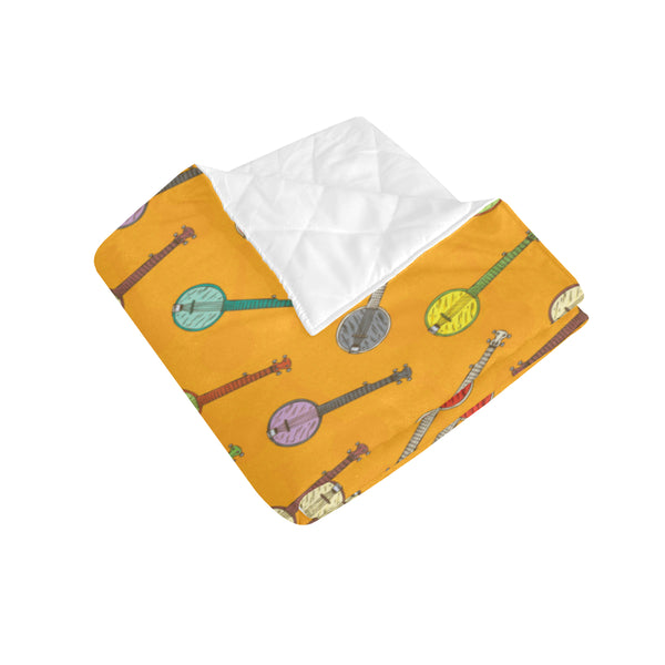 Banjo Pattern Print Design 02 Premium Quilt - JTAMIGO