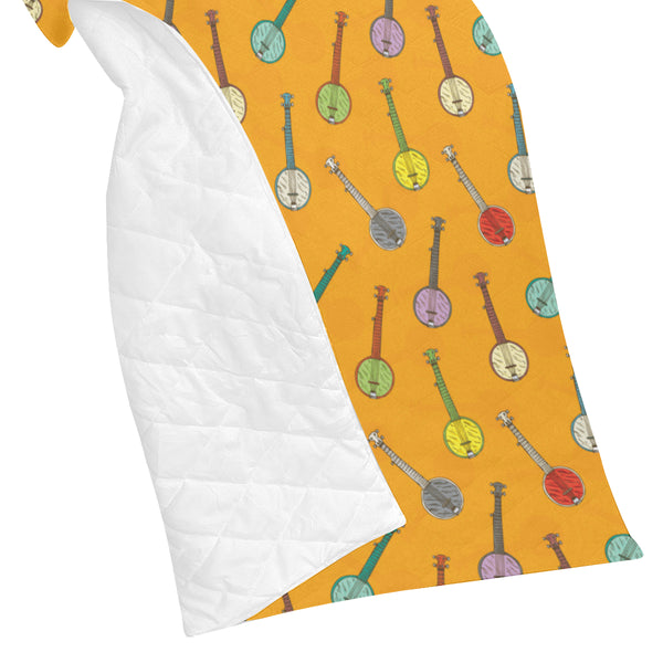 Banjo Pattern Print Design 02 Premium Quilt - JTAMIGO