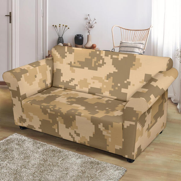 ACU Digital Desert Camouflage Loveseat Couch Slipcover - JTAMIGO