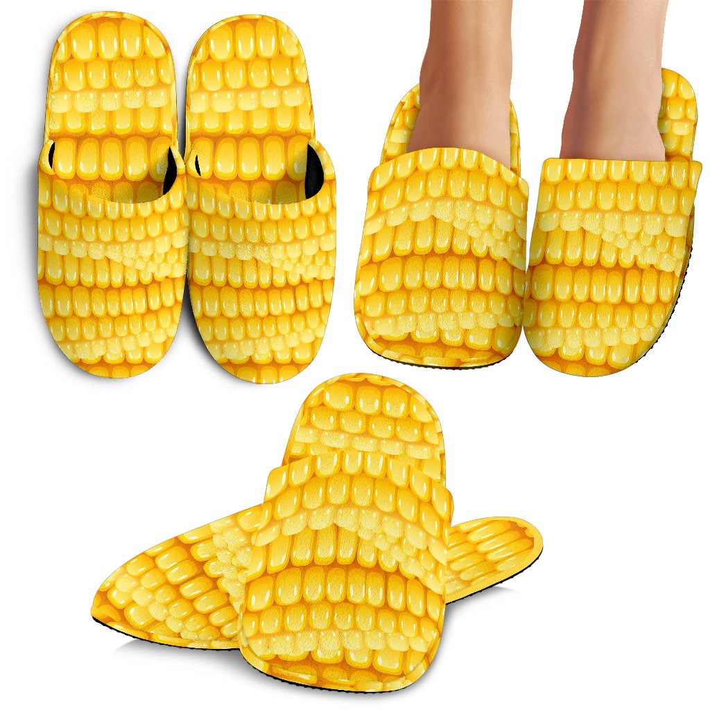 Agricultural Corn cob Pattern House Slippers – JTAMIGO