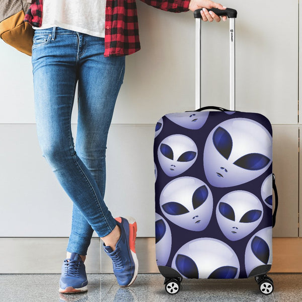 Alien Head Extraterrestrial Luggage Cover - JTAMIGO