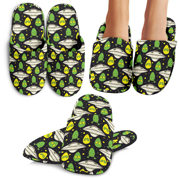 Alien UFO Pattern House Slippers - JTAMIGO