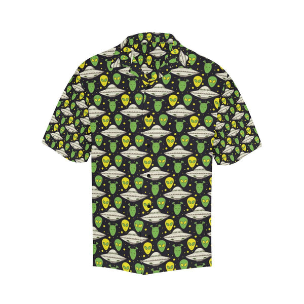 Alien UFO Pattern Men's Hawaiian Shirt - JTAMIGO