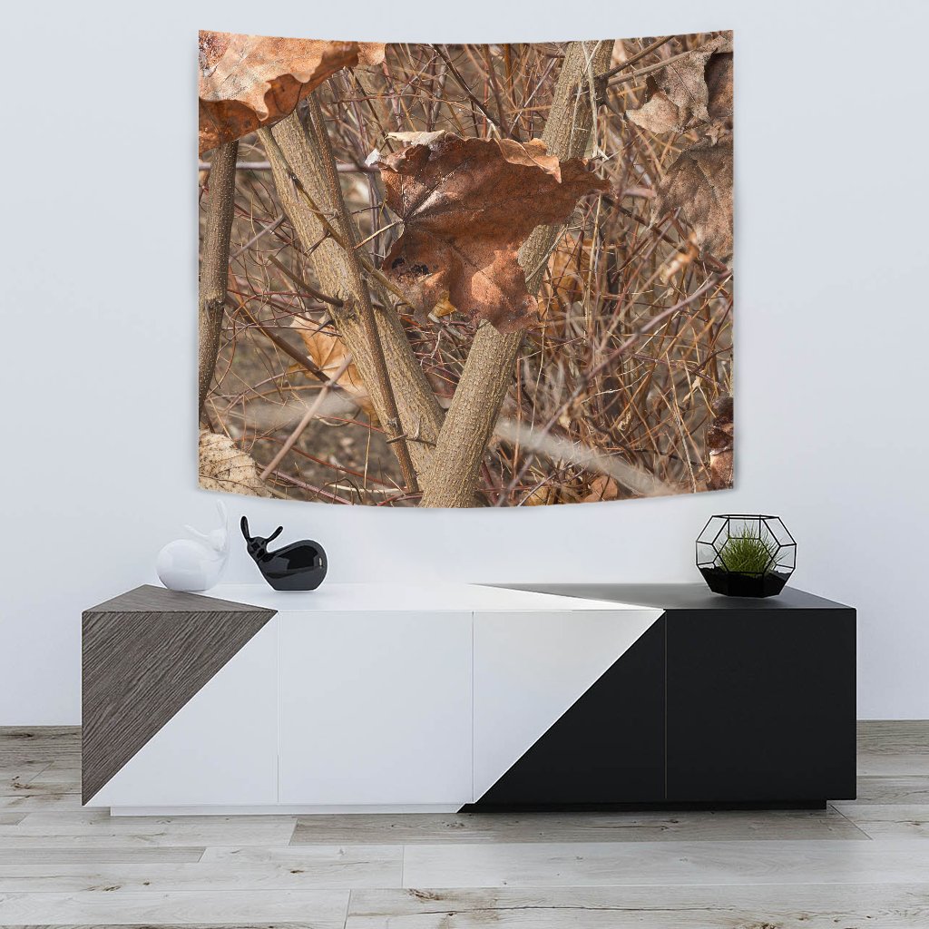 Camo Realistic Tree Forest Autumn Print Tapestry – JTAMIGO