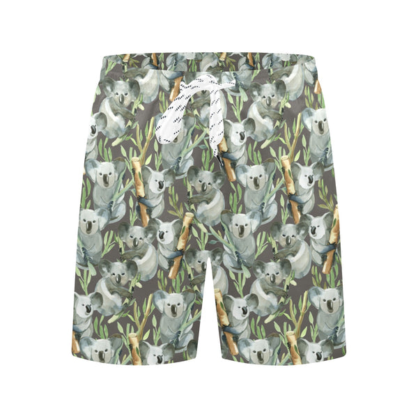 Koala Pattern Design Print Men's Swim Trunks Beach Shorts - JTAMIGO