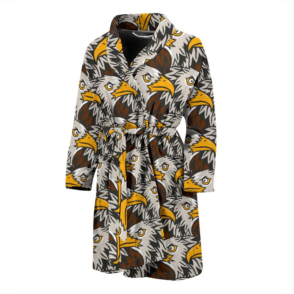 Eagles Head Pattern Men Bathrobe – JTAMIGO