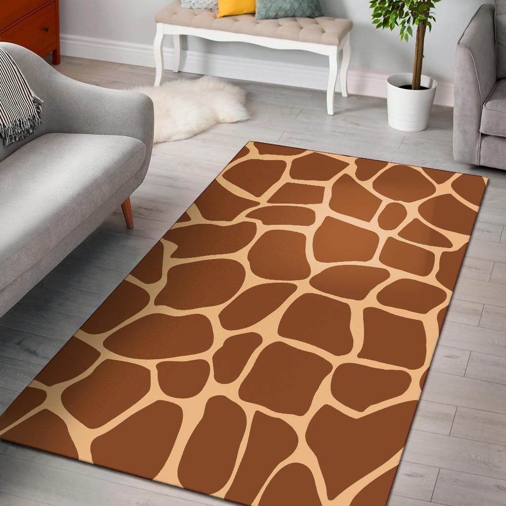 Giraffe Texture Print Area Rugs - JTAMIGO
