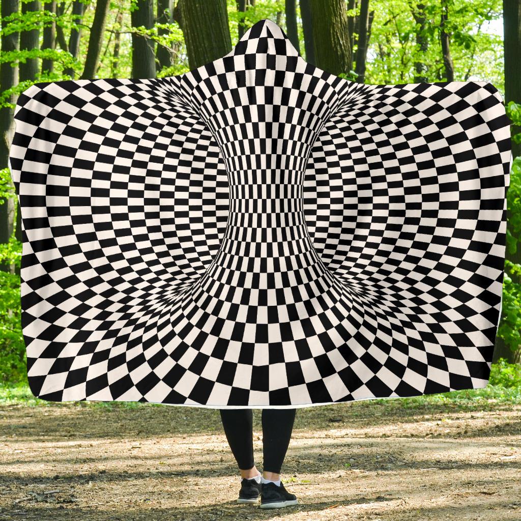 Optical illusion Projection Torus Hooded Blanket – JTAMIGO