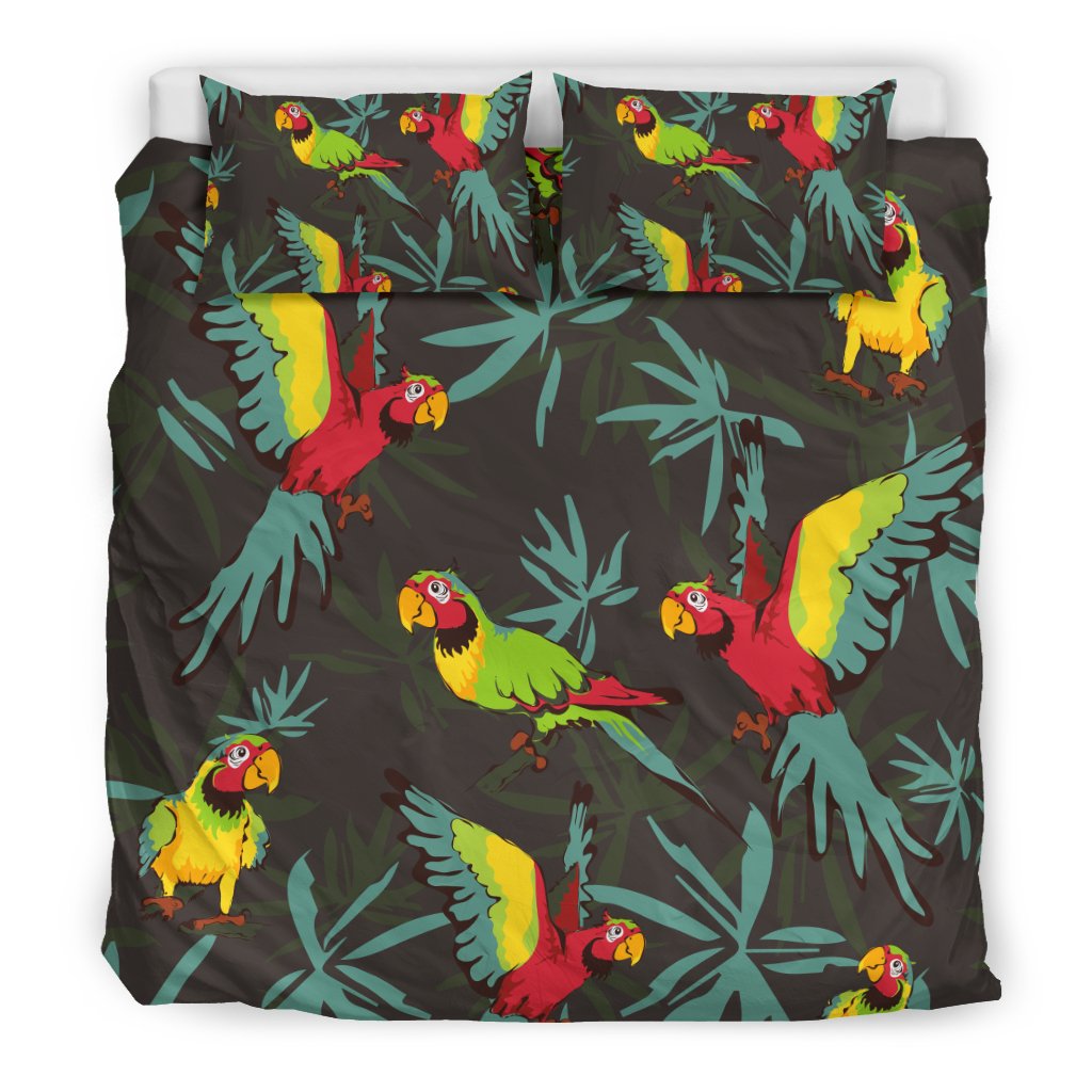Parrot Themed Print Bedding Set - JTAMIGO