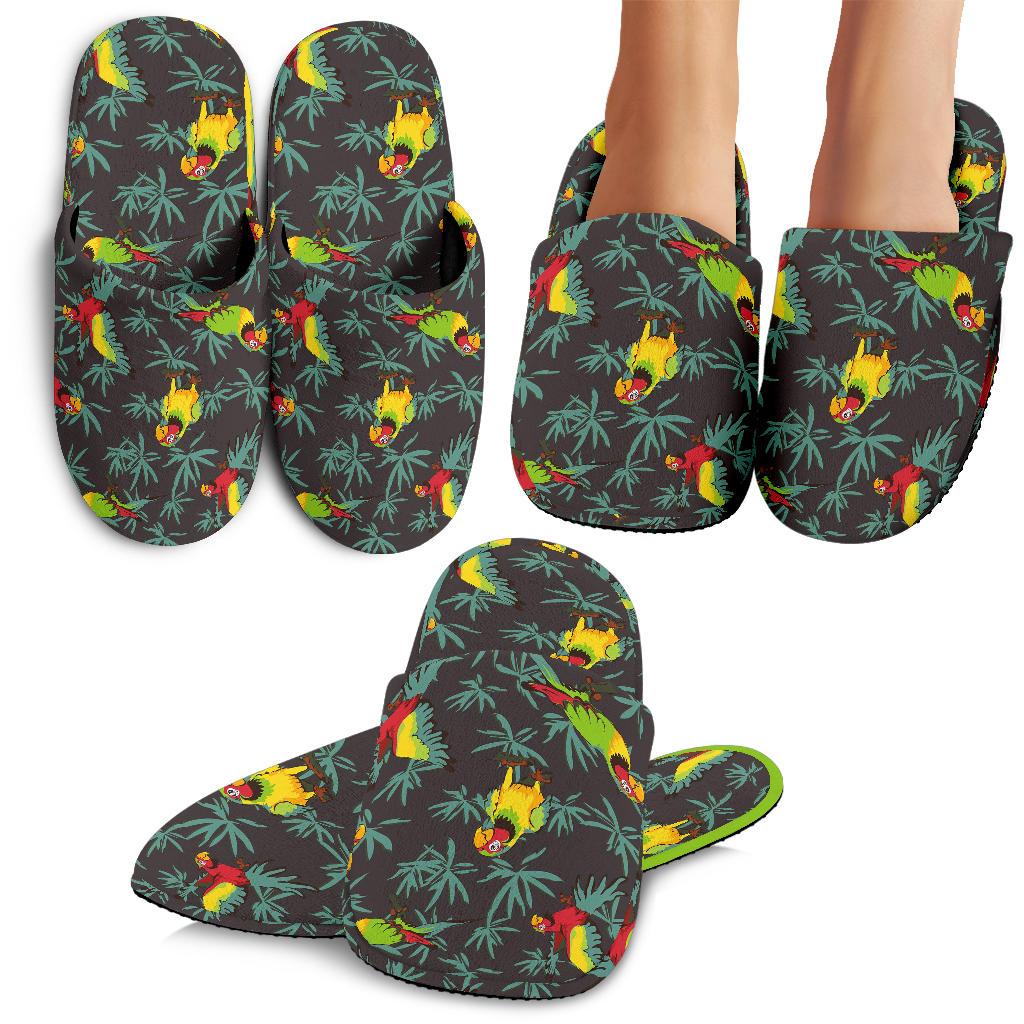 Parrot Themed Print House Slippers – JTAMIGO