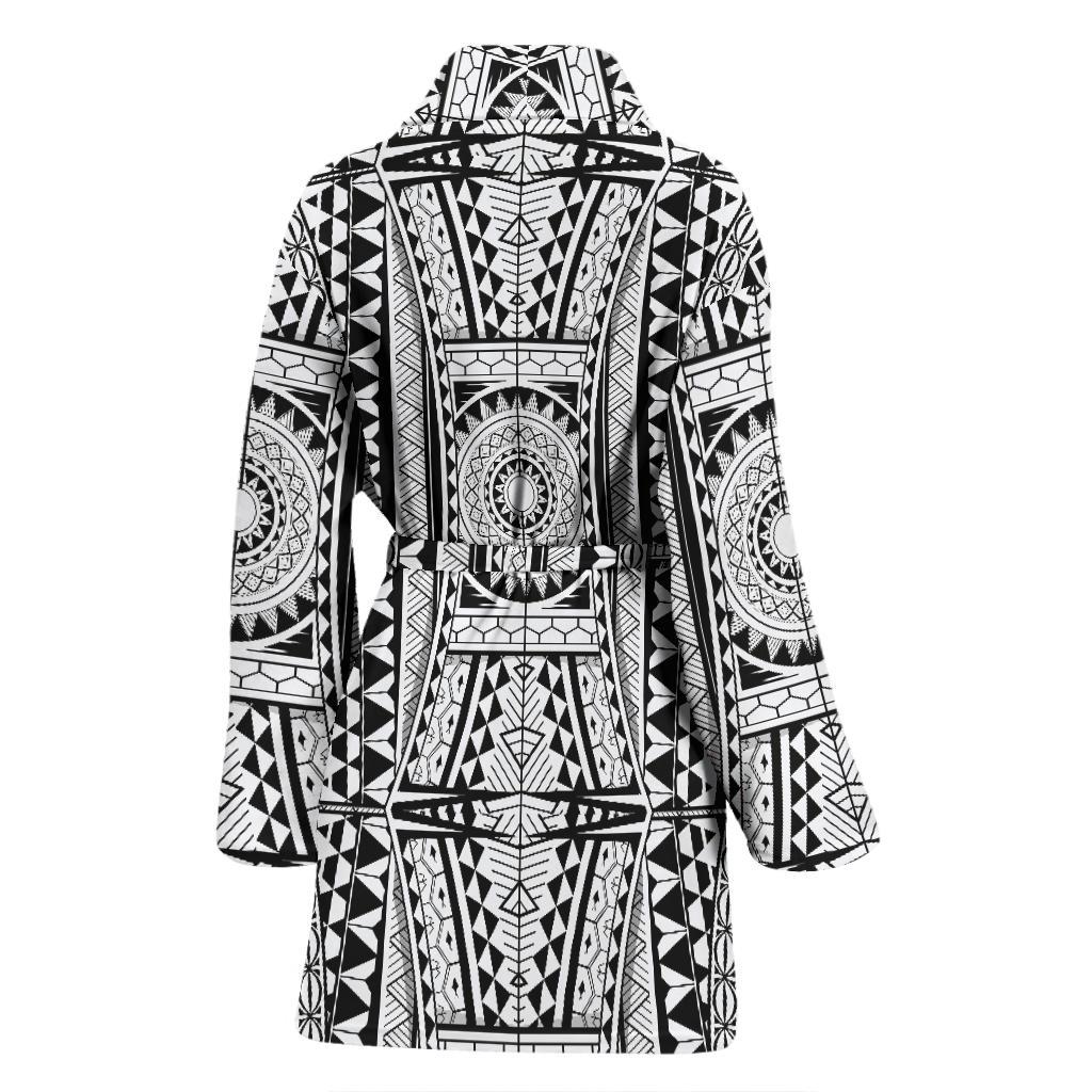 Polynesian Tattoo Design Women Bathrobe - JTAMIGO.COM