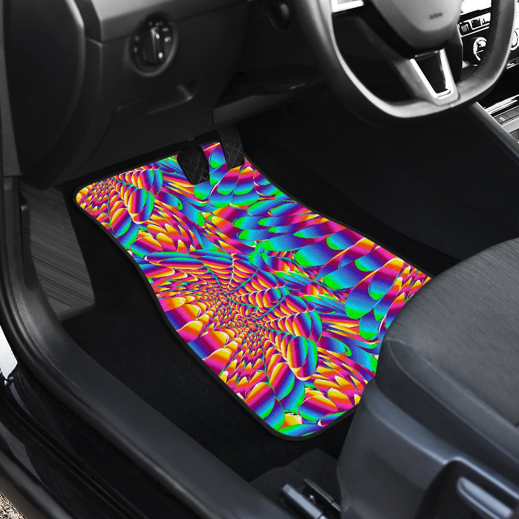 Psychedelic Trippy Pattern Car Floor Mats - JTAMIGO