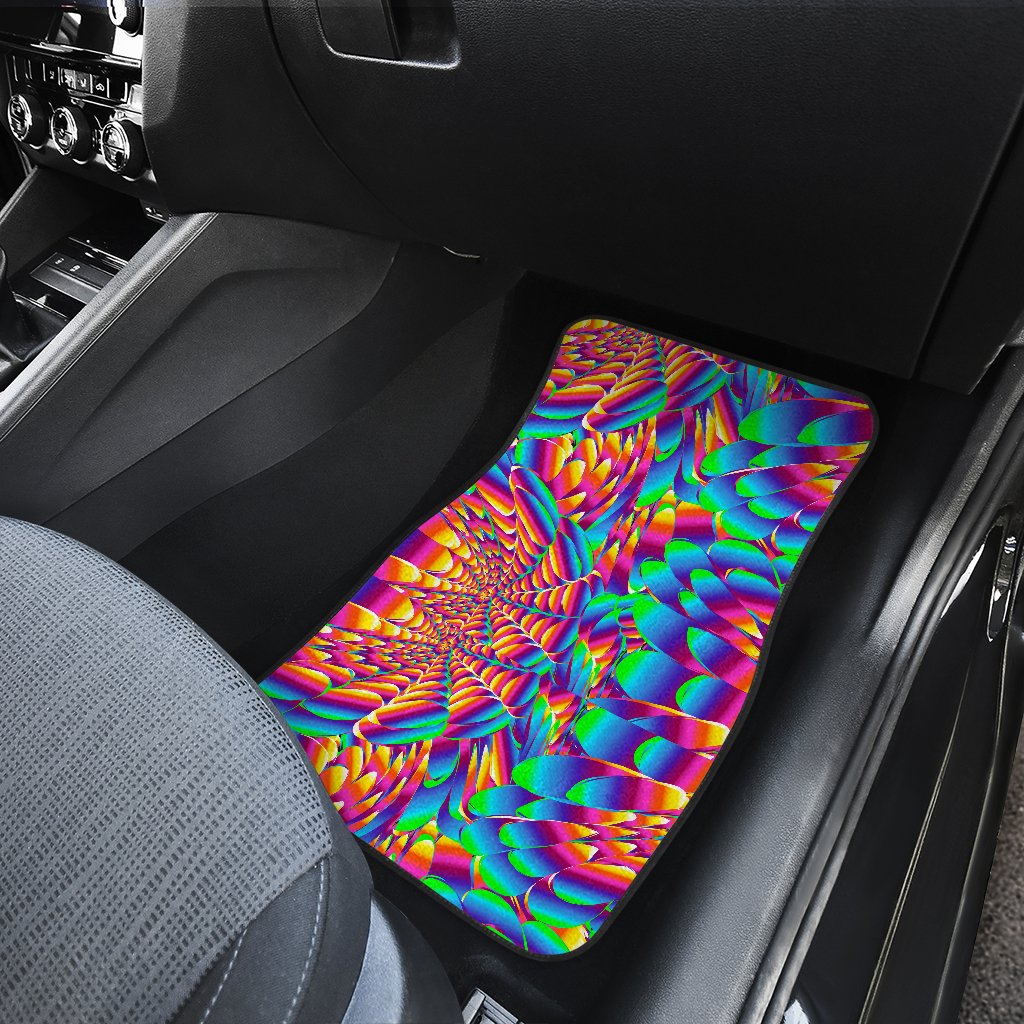 Psychedelic Trippy Pattern Car Floor Mats - JTAMIGO