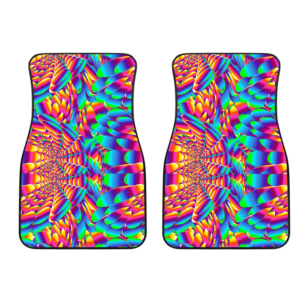 Psychedelic Trippy Pattern Car Floor Mats - JTAMIGO