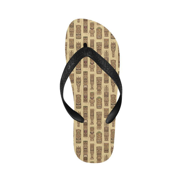 Totem Tiki Style Themed Design Flip Flops - JTAMIGO